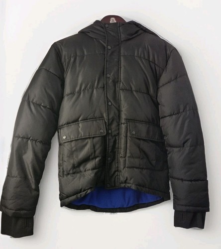 Boys Thereabouts Winter Coat L 14/16 Black w/Blue Lining - Excellent ...