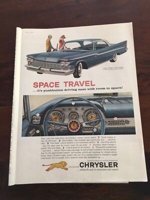 1959 Chrysler Windsor 2 Door Hardtop USA Original Mag Advert | eBay ...