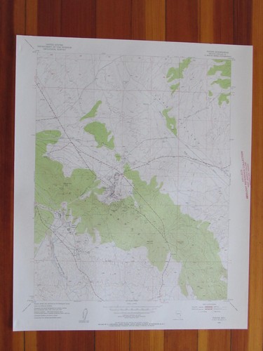 Pioche Nevada 1955 Original Vintage USGS Topo Map | eBay