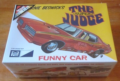 MPC Round 2 Arnie Beswick Super Judge Pontiac GTO Funny Car Drag Kit ...