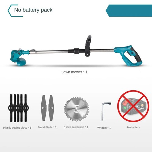 Cordless Electric Lawn Mower Foldable Adjustable Trimmer Garden Pruning ...