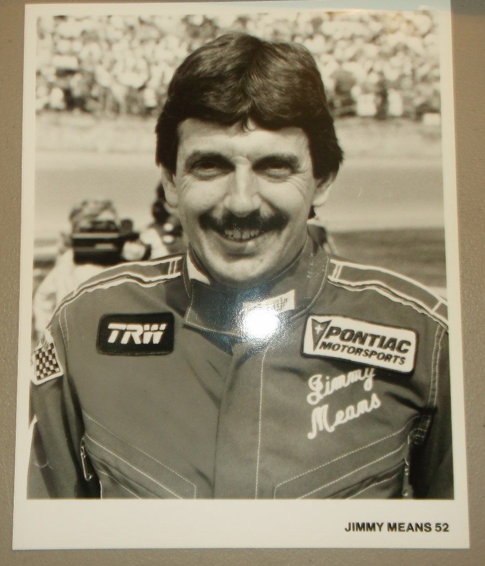 1989 Pontiac Jimmy Means Press Photo Brochure NASCAR | eBay