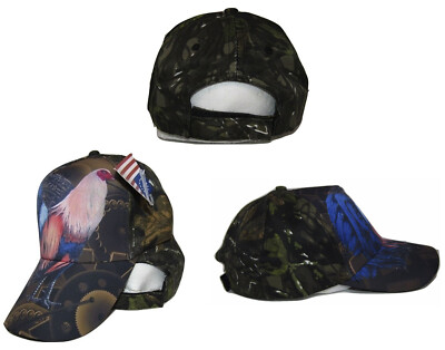 Chicken Rooster #2 Camo Camouflage Printed Baseball Premium Quality Cap ...