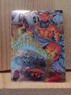 1995 CHAOS COMICS: LADY DEATH #25. LUCIFER'S DECEPTION STICKER CHROMIUM ...