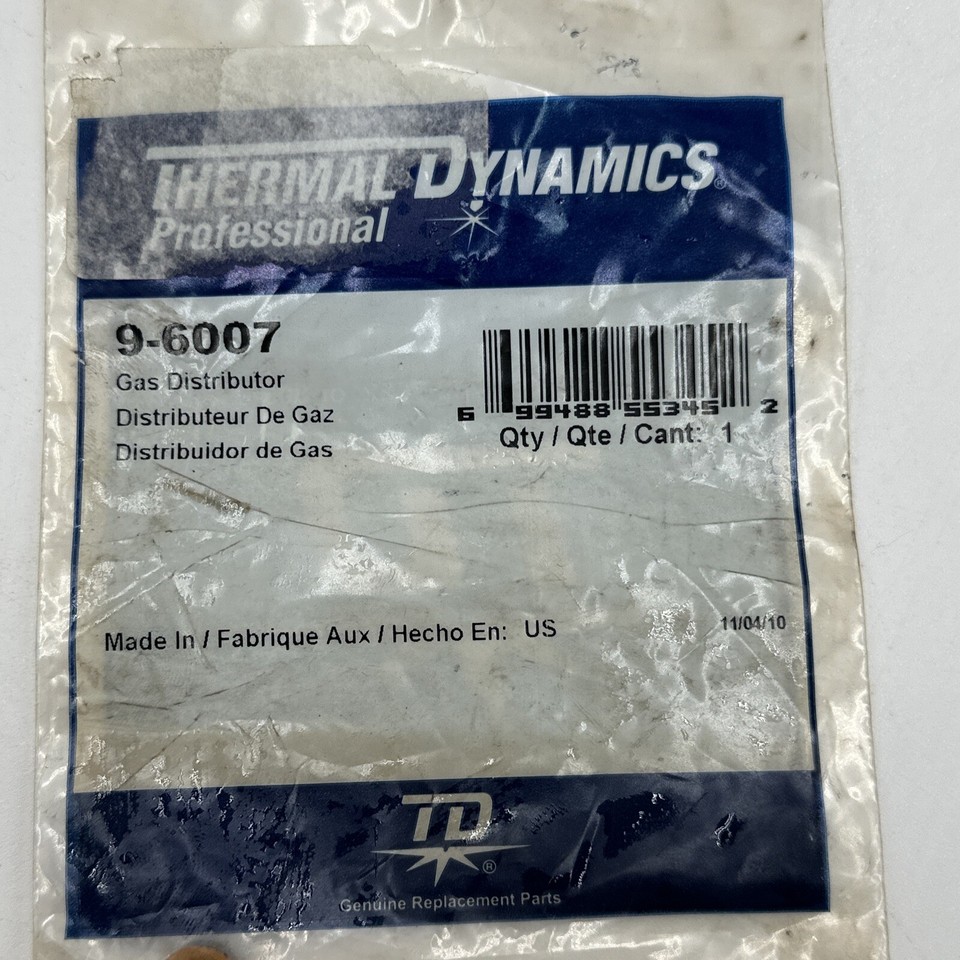 Thermal Dynamics 9-6007 Gas Distributor Thermal Dynamics Plasma PCH-25 ...