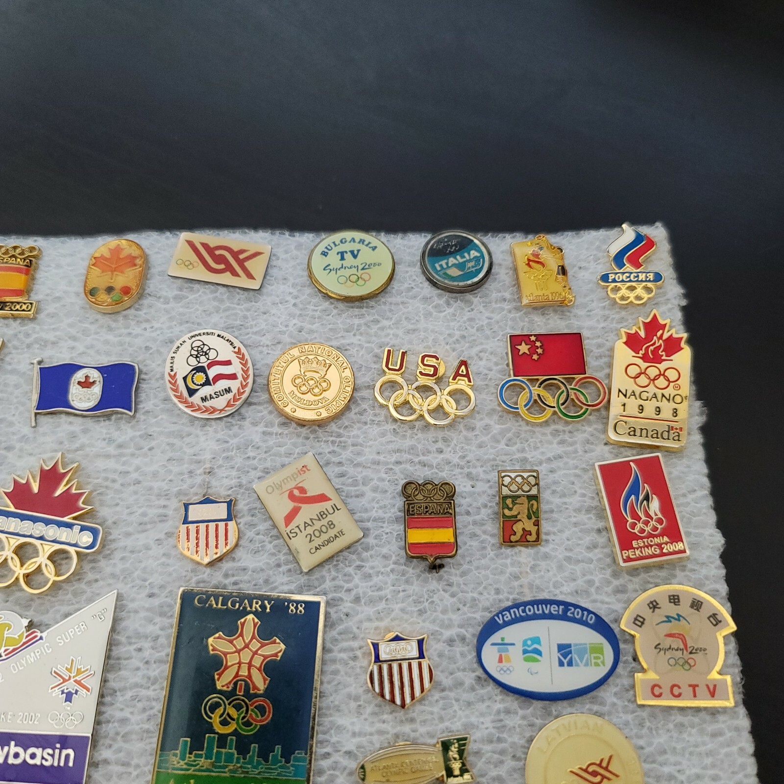 **L@@K** Vintage Olympic Sports Pin Lot Of 46 Pins | eBay