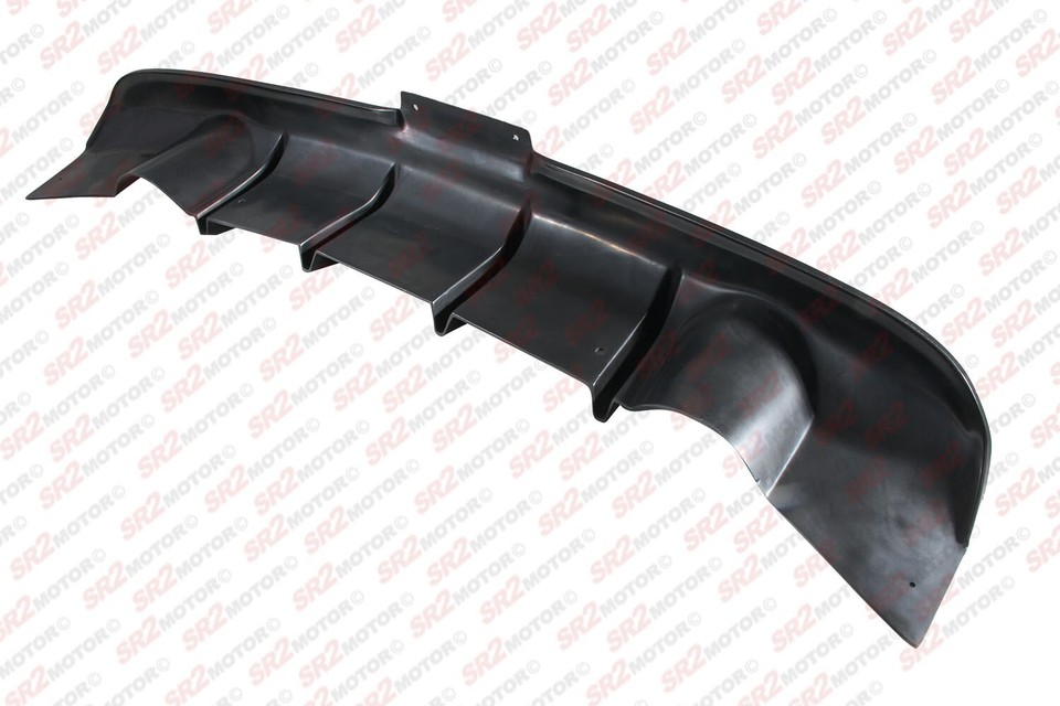 For 2003-2007 Infiniti G35 Coupe Shark Fin Rear PU Lip Bumper Diffuser ...