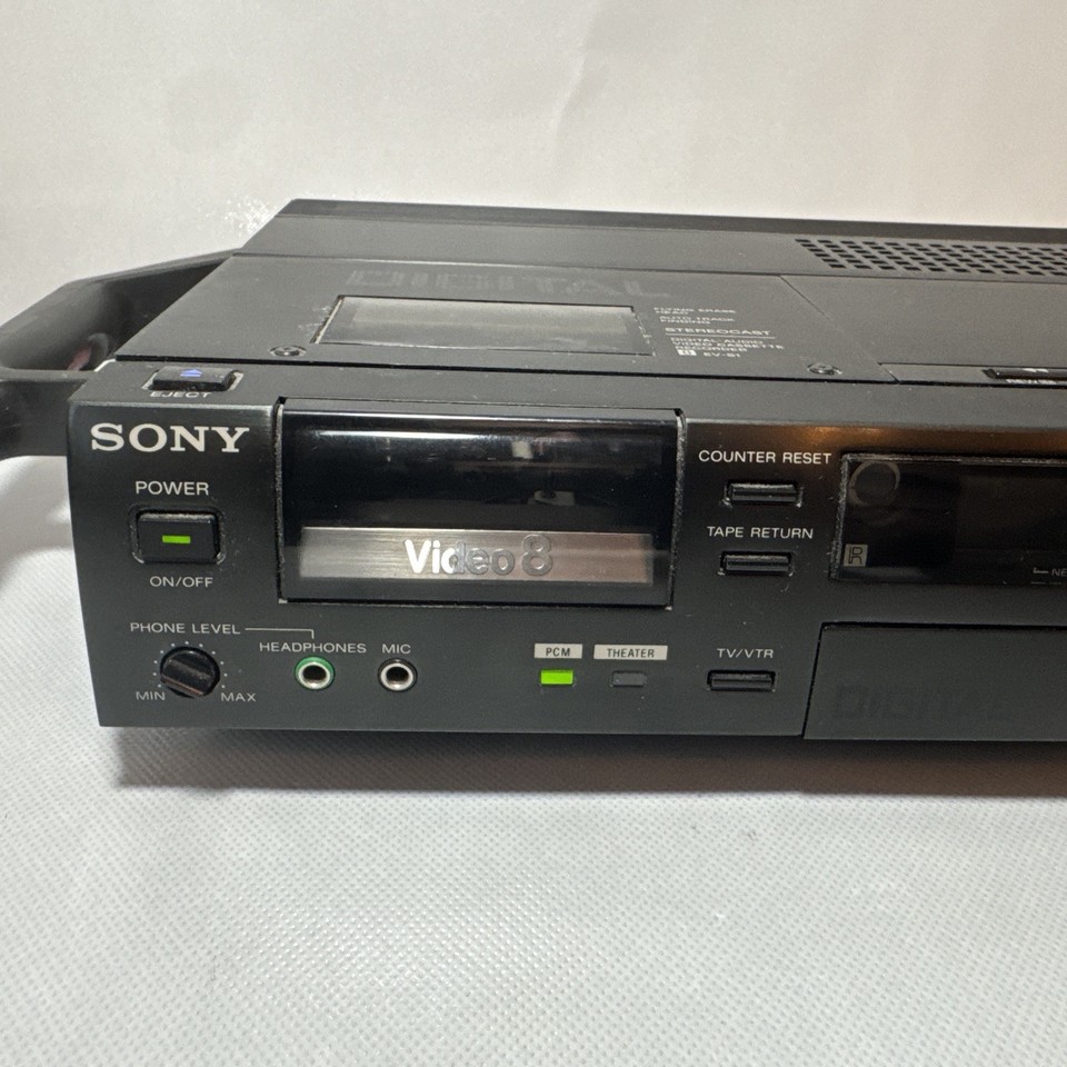 Sony EV-S1 Digital Audio Video Cassette Recorder Video 8 VCR 8mm Transfer | eBay