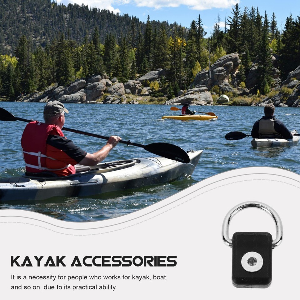 6pcs Kayak D-shaped Buckle Elastic Rope Buckles Kayak Replacement Parts ...