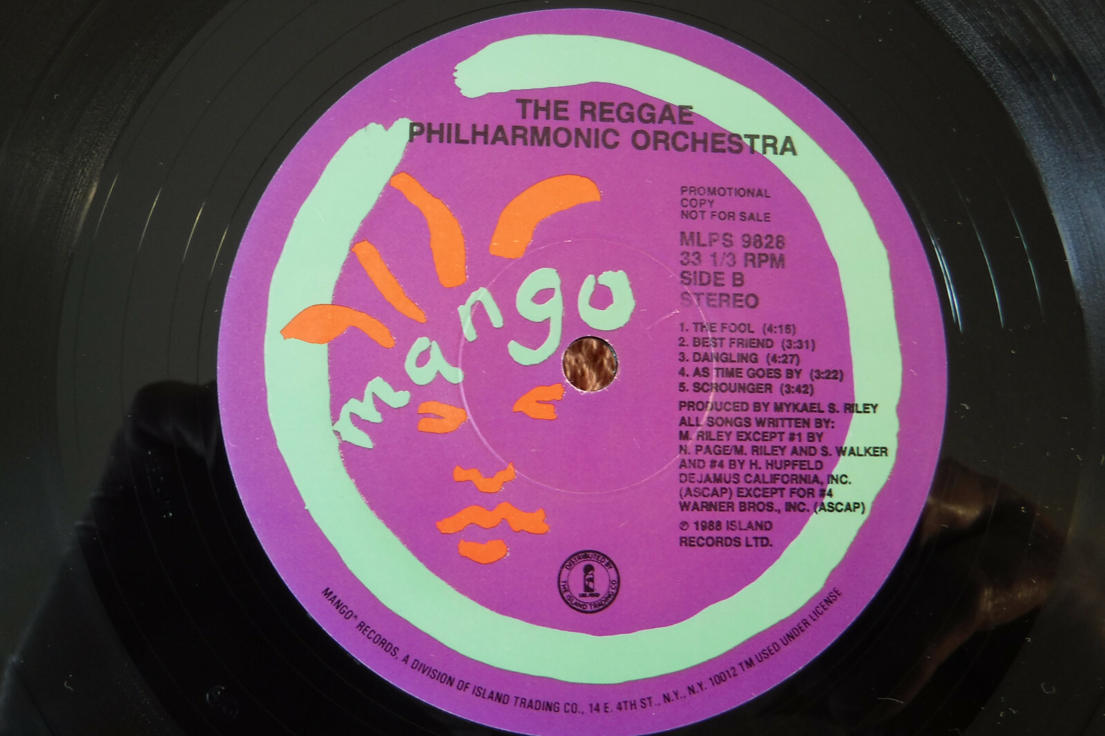 The Reggae Philharmonic Orchestra, Mango Records MLPS 9828, 1988, Jazz ...