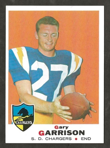 1969 Topps #233 GARY GARRISON San Diego Chargers NM+ 02 | eBay