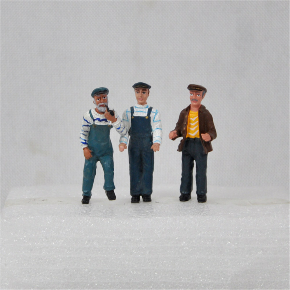 Scale 1/32 Captain Sailor Worker Resin Figure RC Boat Fittings - 3 PCS ...