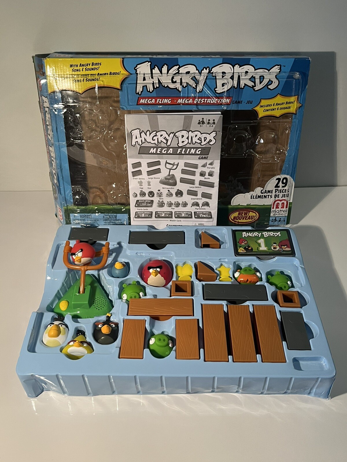 Mattel Angry Birds Mega Fling Board Game (X9272) for sale online | eBay