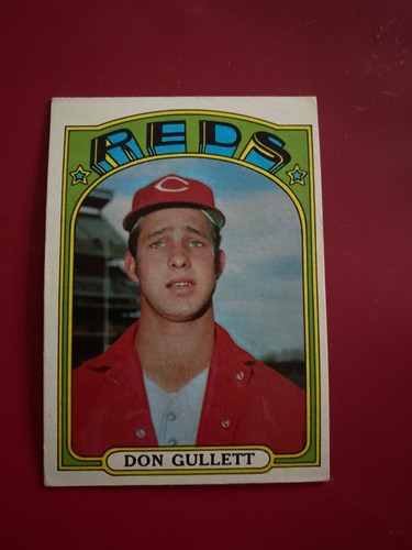 1972 TOPPS #157 DON GULLETT CINCINNATI REDS CARD -- NR MINT | eBay UK