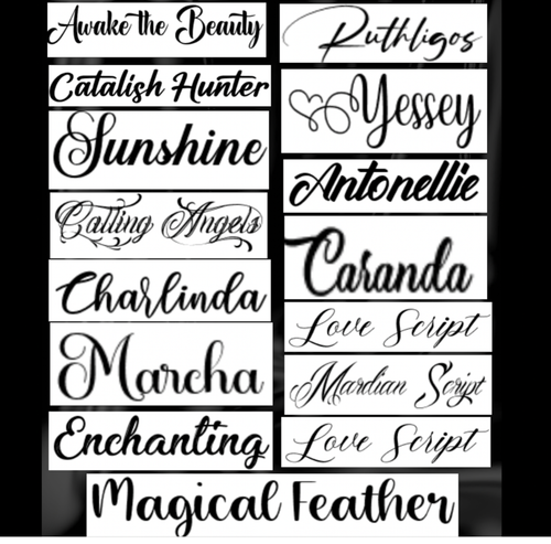 Custom Personalized Vinyl Lettering Name Decal Sticker Car Window ...