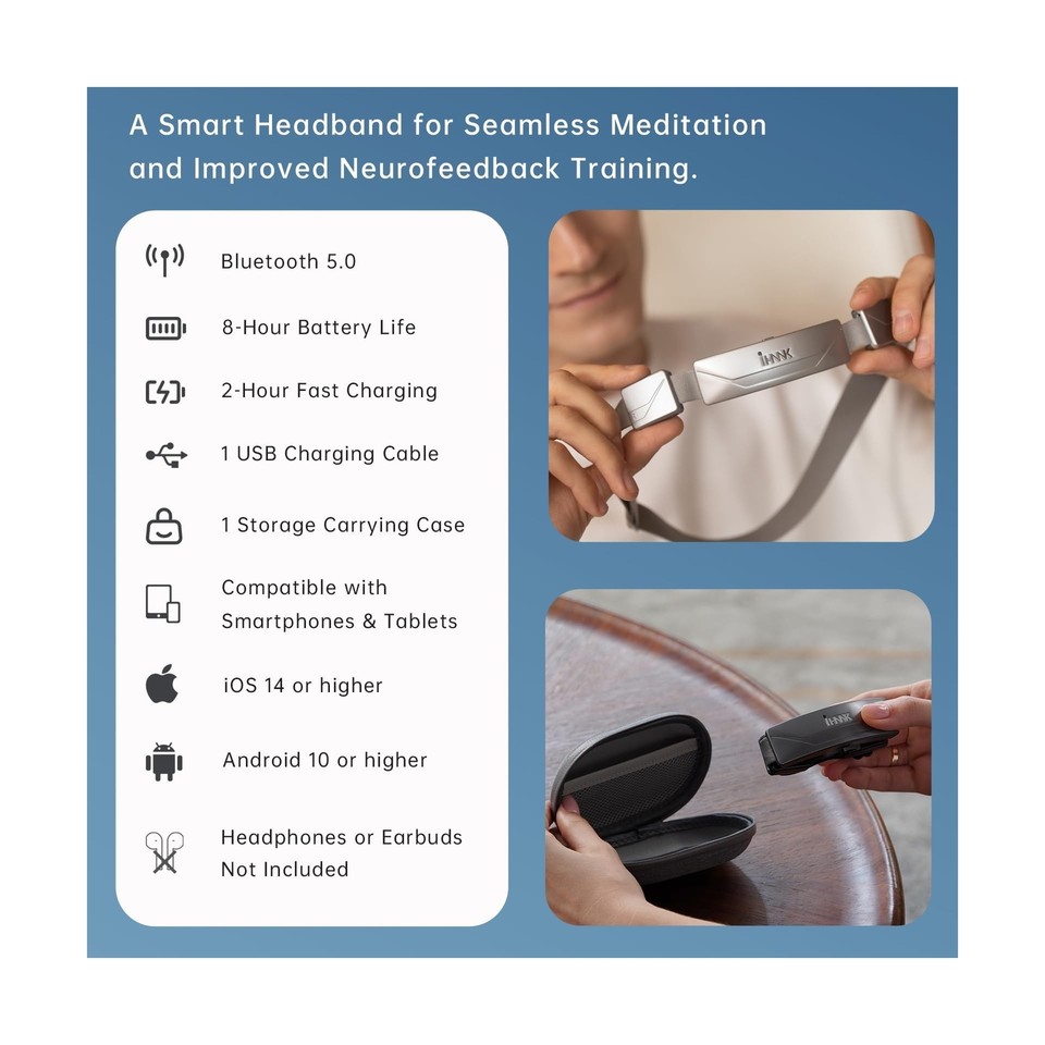 Biosensing Meditation Headband - Real-Time Feedback with Dynamic Visual ...