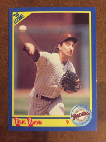 Eric Show 493 Score 1990 MLB Baseball Trading Card | eBay