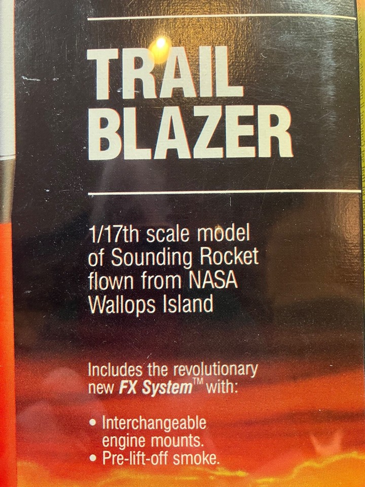 MRC CONCEPT II TRAIL BLAZER MODEL FLYING ROCKET KIT 1/17 SCALE LS104 ...
