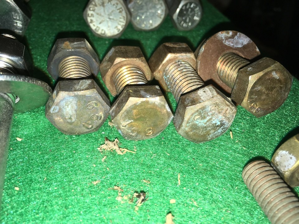 Hex Bolt Lot (62) F593-G316 S30400 F593C F593D 651 S31600 washers and ...