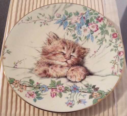 The Hamilton Collection Royal Worcester Plate Kitten Classics #1 CAT ...