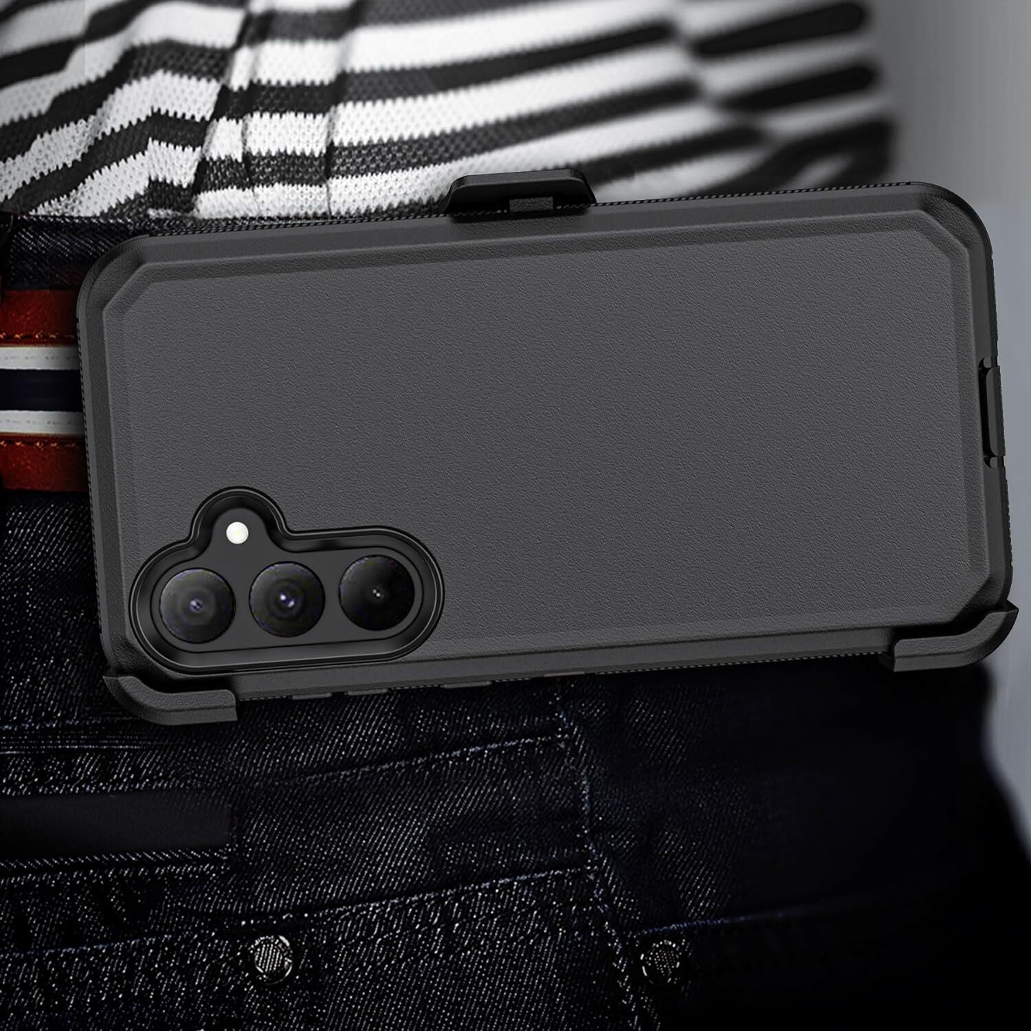 For Samsung Galaxy A35 5G Shockproof Heavy Duty Case Cover + Belt Clip ...