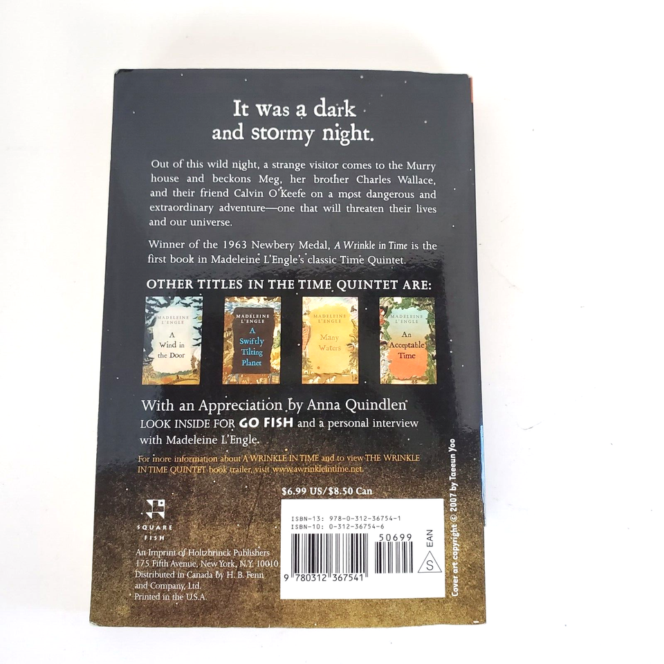 A Wrinkle in Time [Time Quintet] Book 1 by Madeleine L'Engle ...