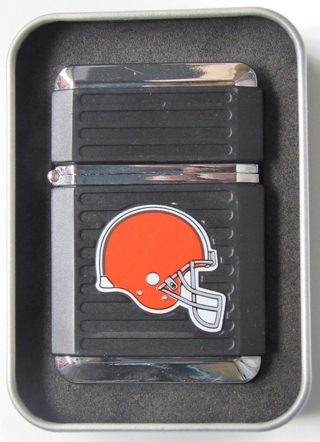 NFL Windproof Refillable Butane Lighter w/Gift Box By FSO -Select Team ...