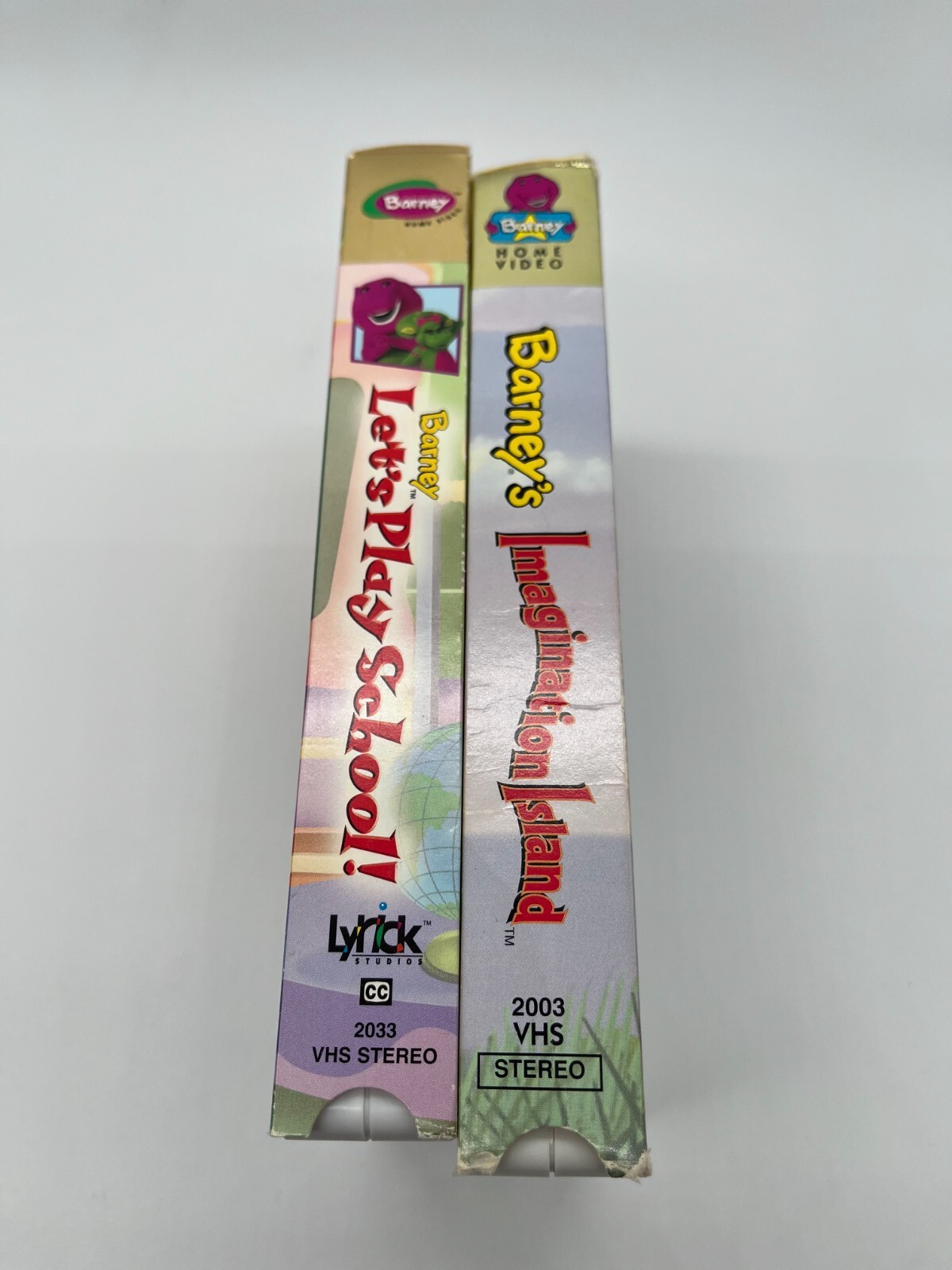 Barney VHS Cassette Lot (2) Let's Play | Grelly USA