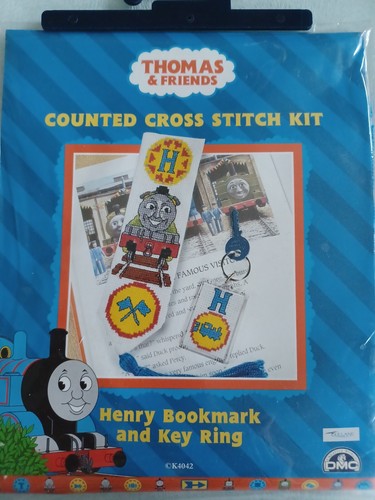 NEW THOMAS THE TANK ENGINE AND FRIENDS HENRY BOOKMARK & KEYRING CROSS ...