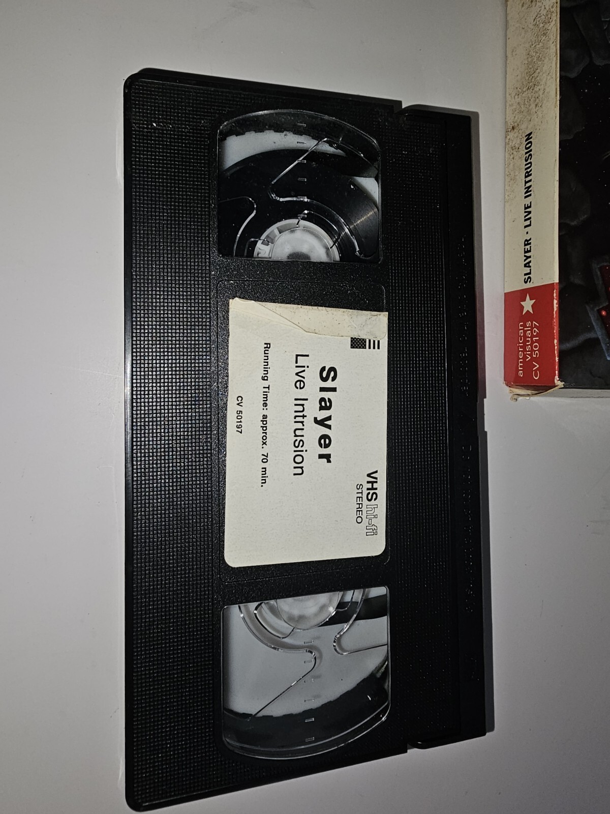 Slayer Live Intrusion VHS Tape Heavy Metal Live Concert 1995 Vintage ...