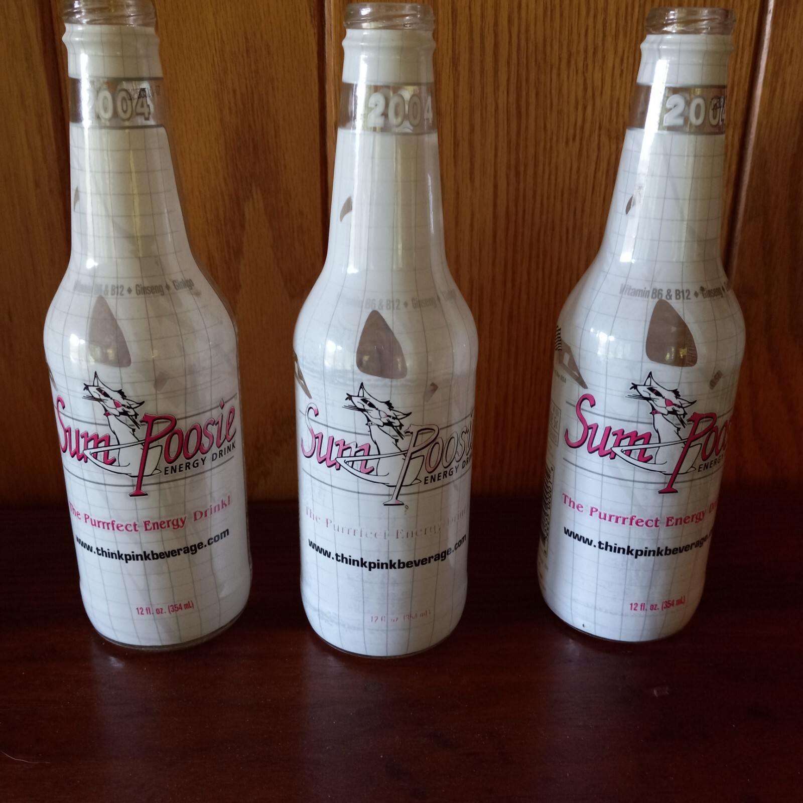 3 Sum Poosie Energy Drink Bottles - Sharee - 2004 | eBay