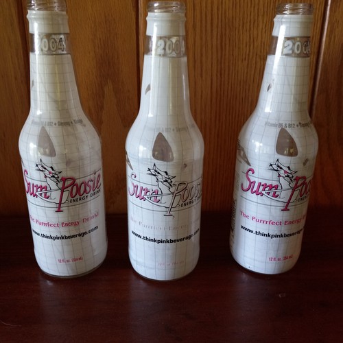 3 Sum Poosie Energy Drink Bottles - Sharee - 2004 | eBay
