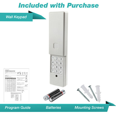Garage Door Opener Keypad Replacement for Liftmaster Chamberlain Genie ...