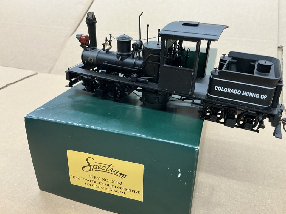 BACHMANN SPECTRUM ON30 NARROW GAUGE SHAY STEAM LOCOMOTIVE TWO TRUCK ...