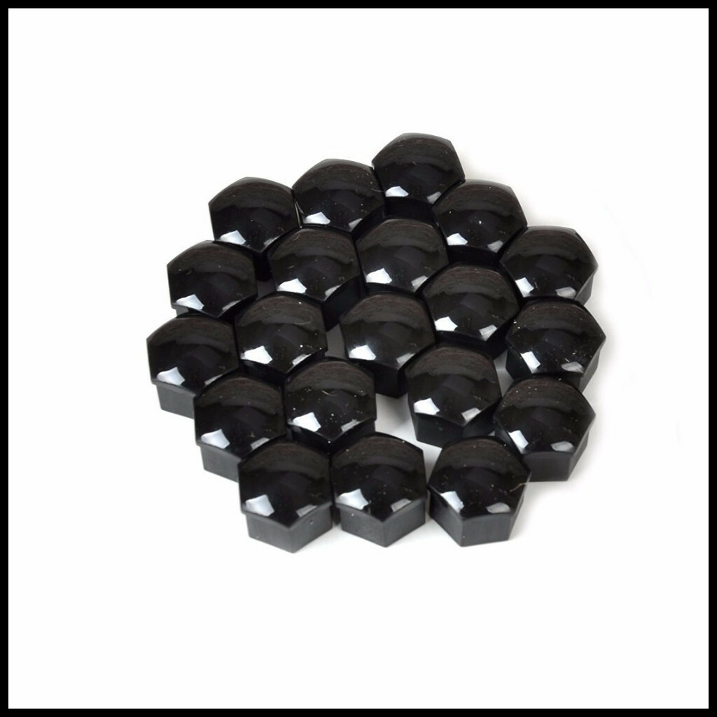 Black Color Wheel Lug Bolt Cap 321601173A (Set of 20PCS) For Audi and ...