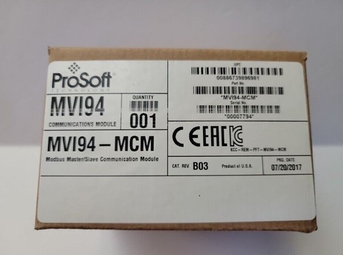 1PC Prosoft MVI94-MCM Gateway module Prosoft FMVI94 MCM Prosoft ...