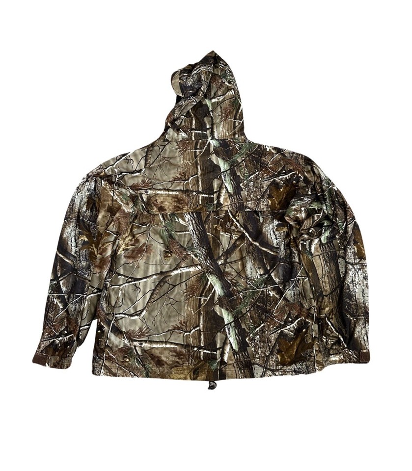 Gamehide RealTree Hunting Jacket Full Zip Men’s Camo Hush Hide Silent ...