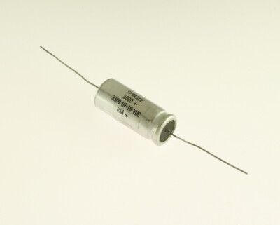8x 3300uF 10V Axial Electrolytic Aluminum Capacitor Volts DC 3300mfd ...