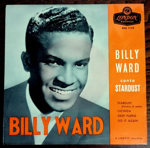 BILLY WARD and The Dominoes 7" canta STARDUS EP PS ITALY 1958 DEEP ...