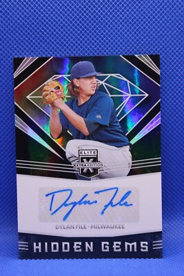 DYLAN FILE 2020 Elite Extra Edition Hidden Gems Auto Autograph BREWERS ...