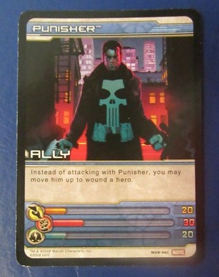 2008 Marvel Ultimate Battles ALLY Card # 61 PUNISHER | eBay