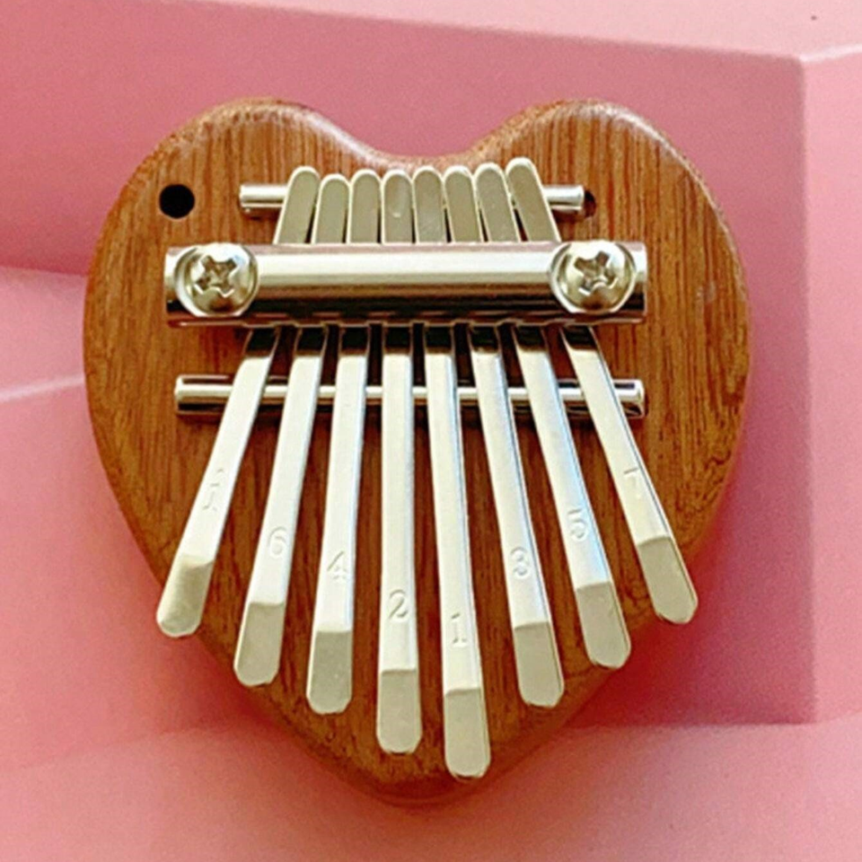 8 Key Mini Kalimba exquisite Finger Thumb Piano Marimba Musical good ...