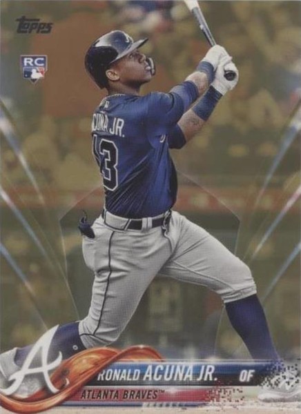 2018 Topps Update Series - Gold #US250 Ronald Acuña Jr. /2018 (RC) for ...