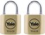 Yale Y110/20/111/2 Solid Brass Padlock, 11 mm, Brass (3 keys) | eBay