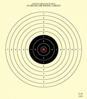 B-40 RC (Red Center) - Non-Official NRA - Police Practice Target (100 ...