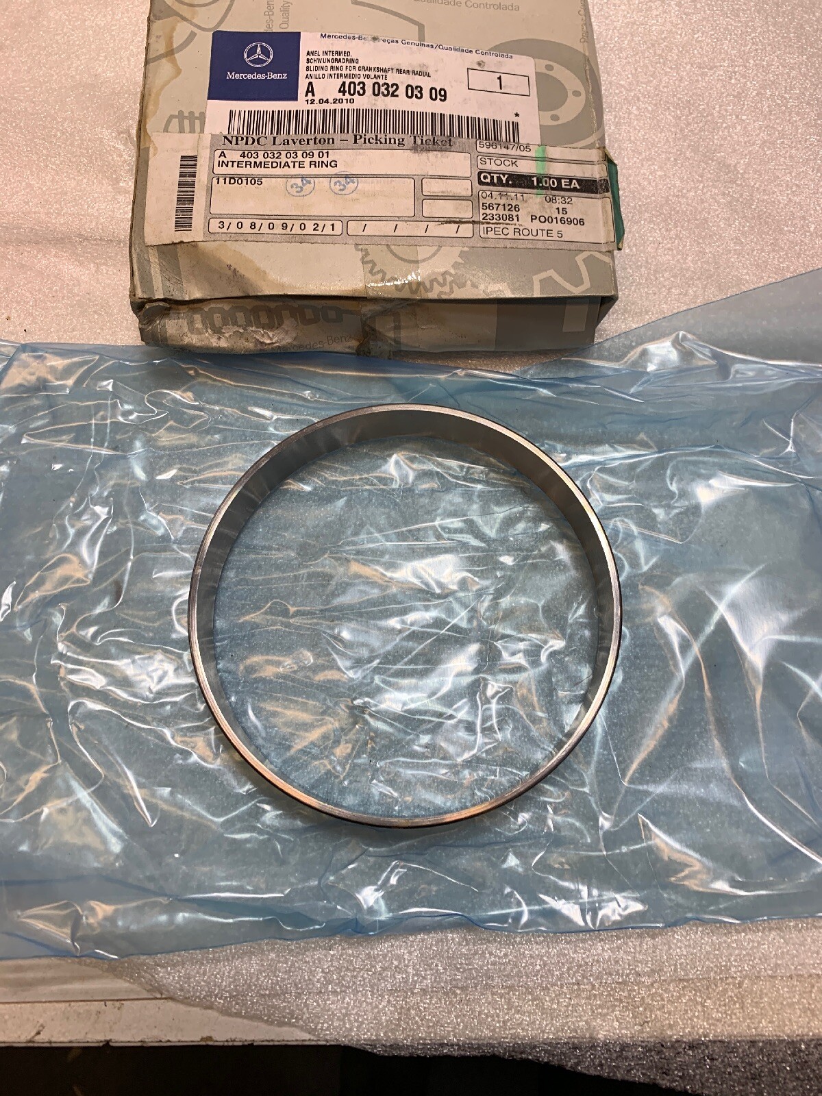 Genuine Mercedes Atego Crankshaft Ring Gear Flywheel A4030320309 New ...