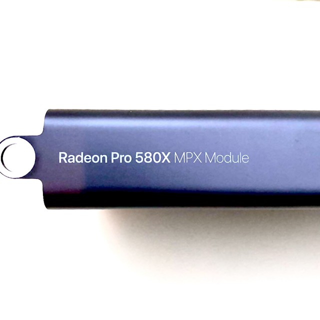 Apple AMD Radeon Pro 580x MPX Module W/ 8gb RAM of Gddr5 Pull for sale ...