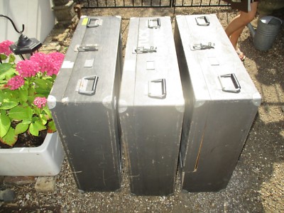 MOD Military surplus large wooden storage boxes 80cm x 25cm x 74cm - 3 ...