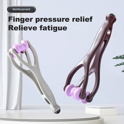 Roller Type Finger Joint Massager With Elastic Handle Handheld Massager ...