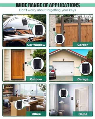 Car Lock Box Punch Button Combination Car Window Lock Box Wall Lock Box ...